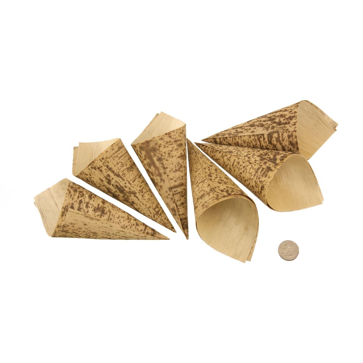 Bamboo Leaf Cone - Disposable Dinnerware