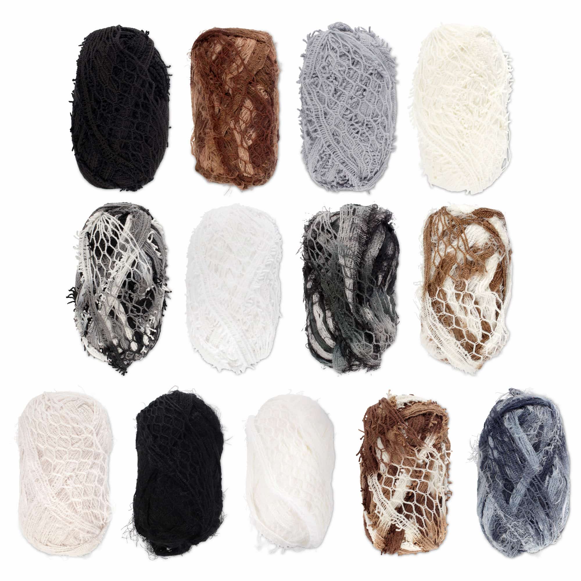 JubileeYarn Fishnet Frilly Bulky Yarn Series