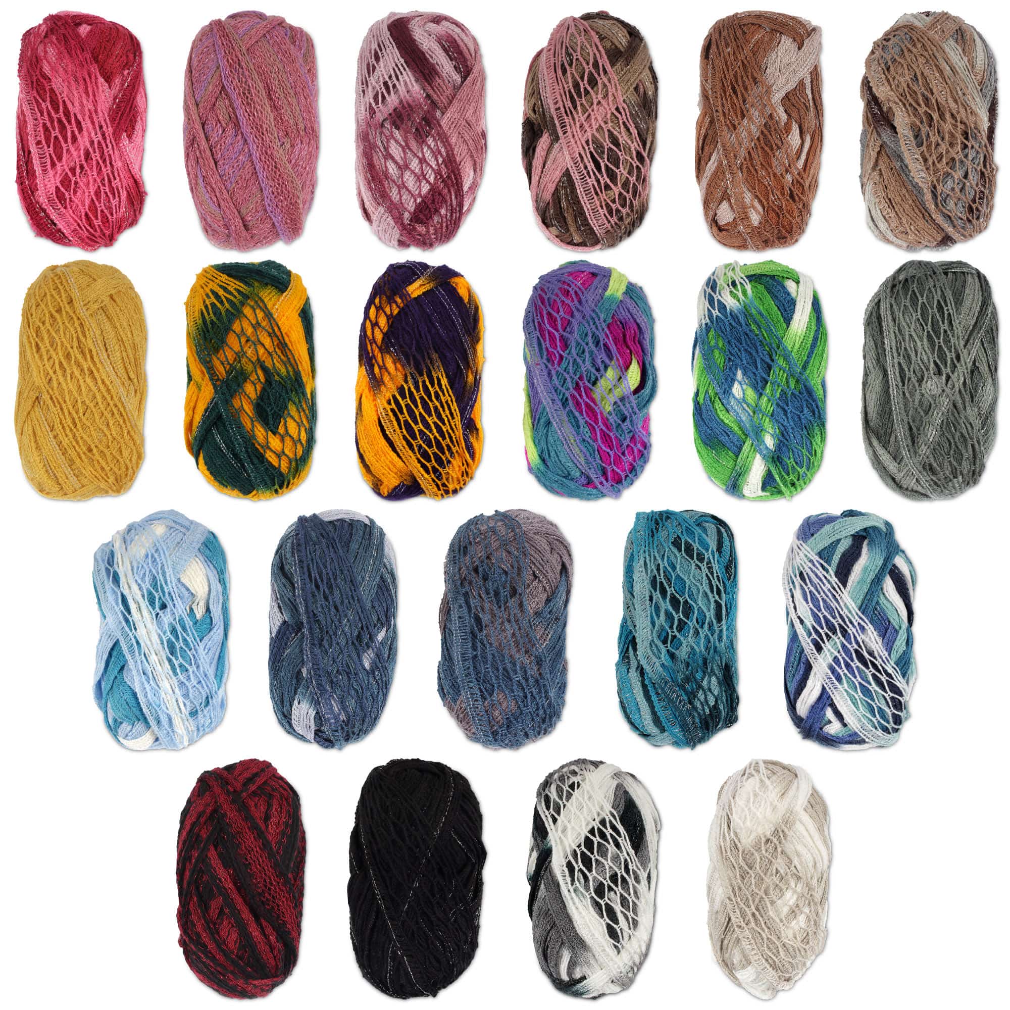 JubileeYarn Silver Lining Fishnet Worsted Yarn Series