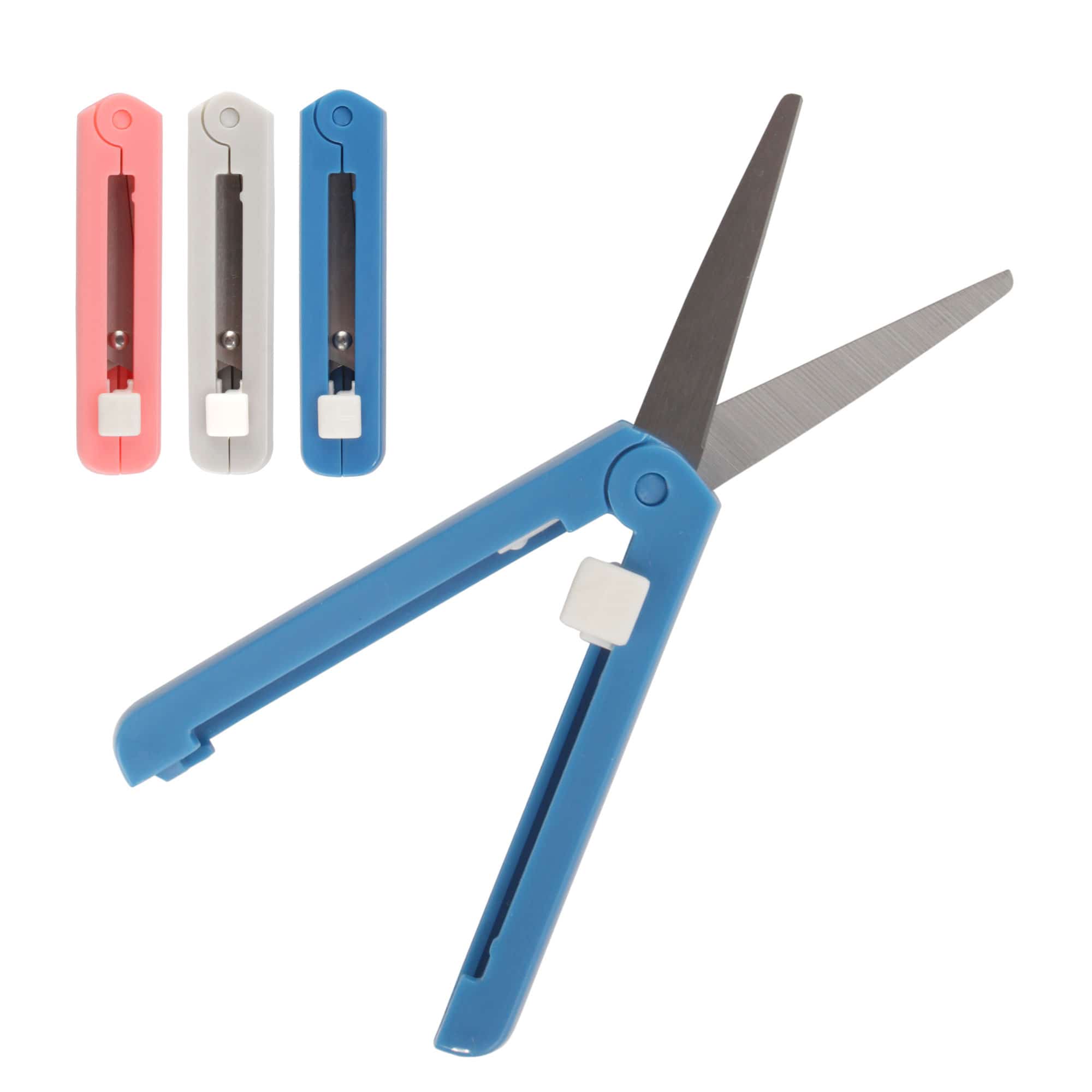 Push Open Folding Scissors